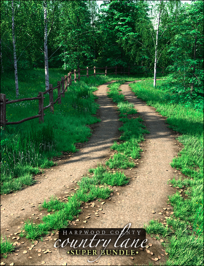 Country Lane - Super Bundle | Daz 3D
