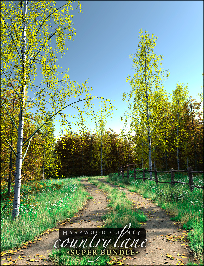 Country Lane - Super Bundle | Daz 3D