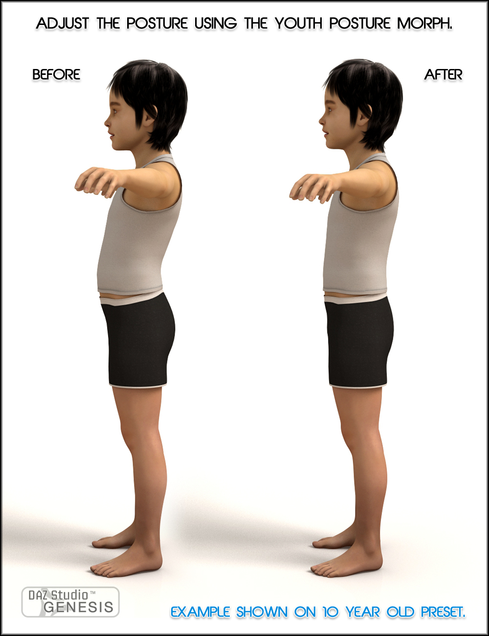Growing Up For Genesis Daz 3d 1446