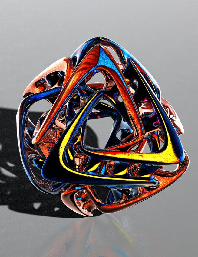 Bryce 7.1 Pro - Fifty Funky Shapes and Fifty Funky Metals | Daz 3D