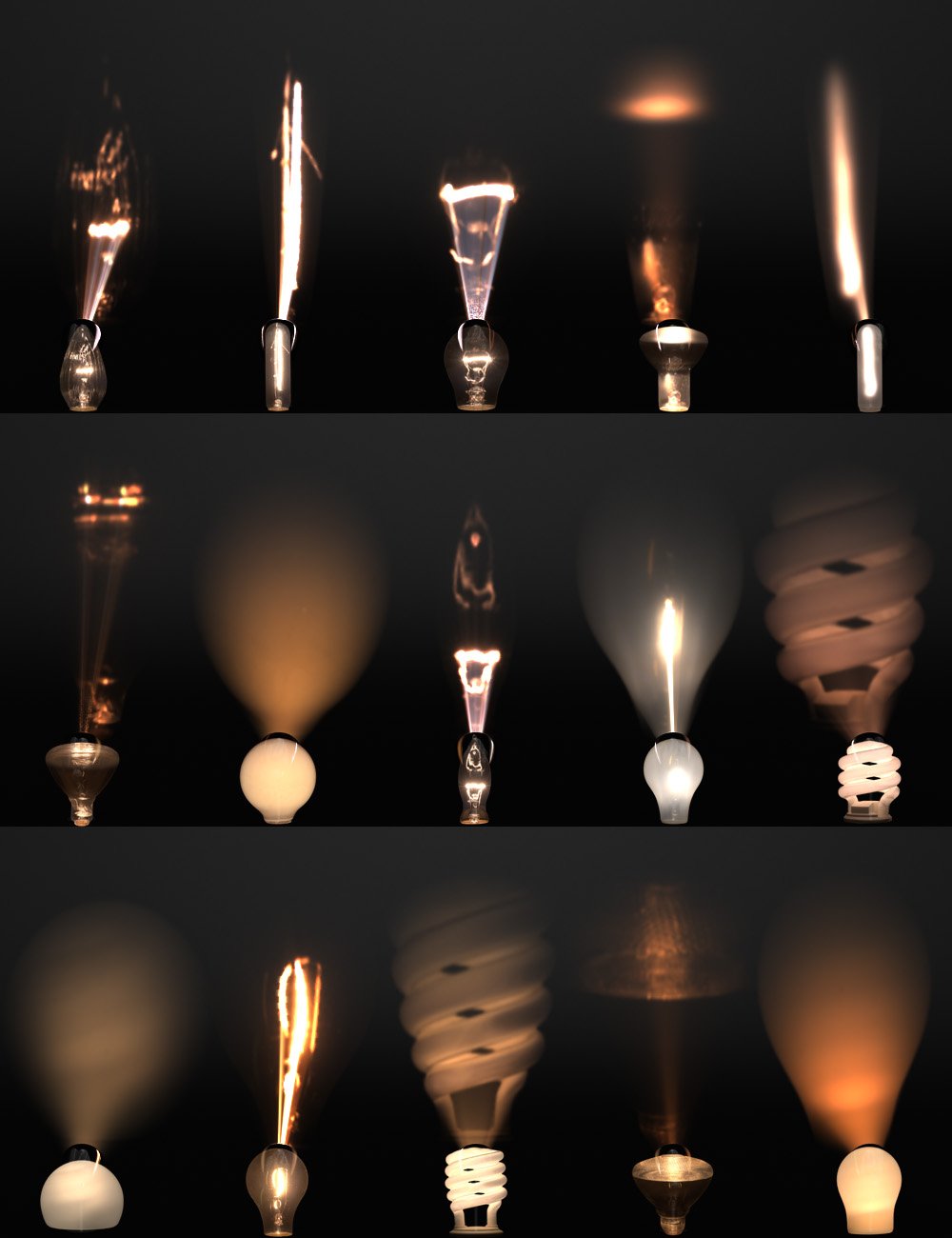 Real Light HDR Gels - Bulbs | Daz 3D