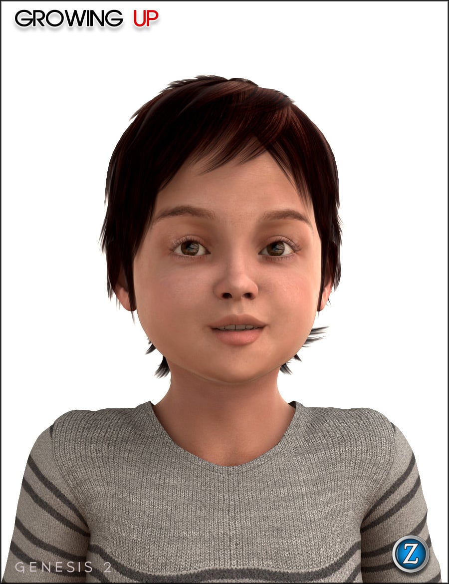 Growing Up for Genesis 2 Male(s) / M6 | Daz 3D