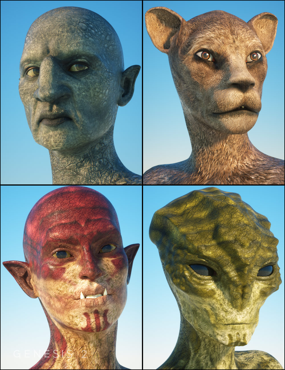 Creature Creator for Genesis 2 Female(s) | Daz 3D