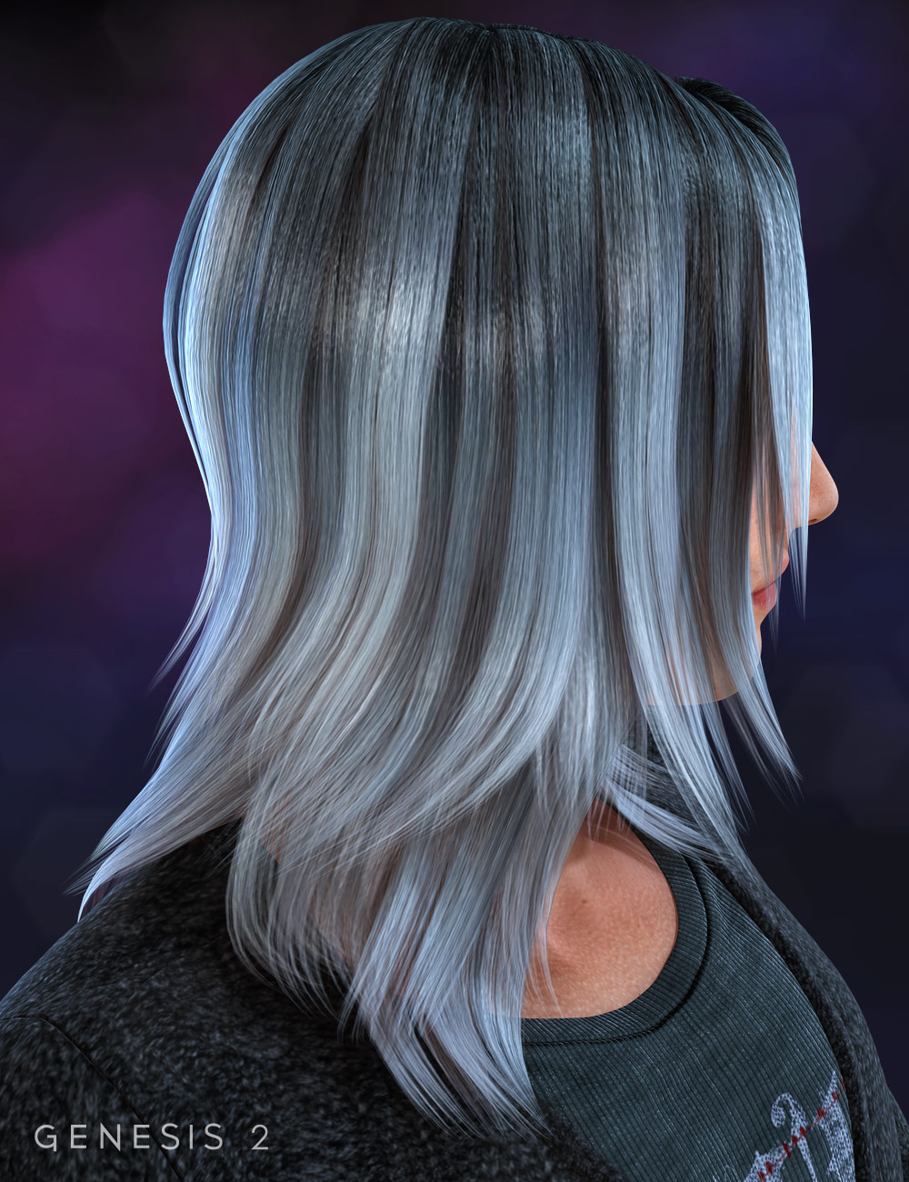 Casual Long Hair | Daz 3D