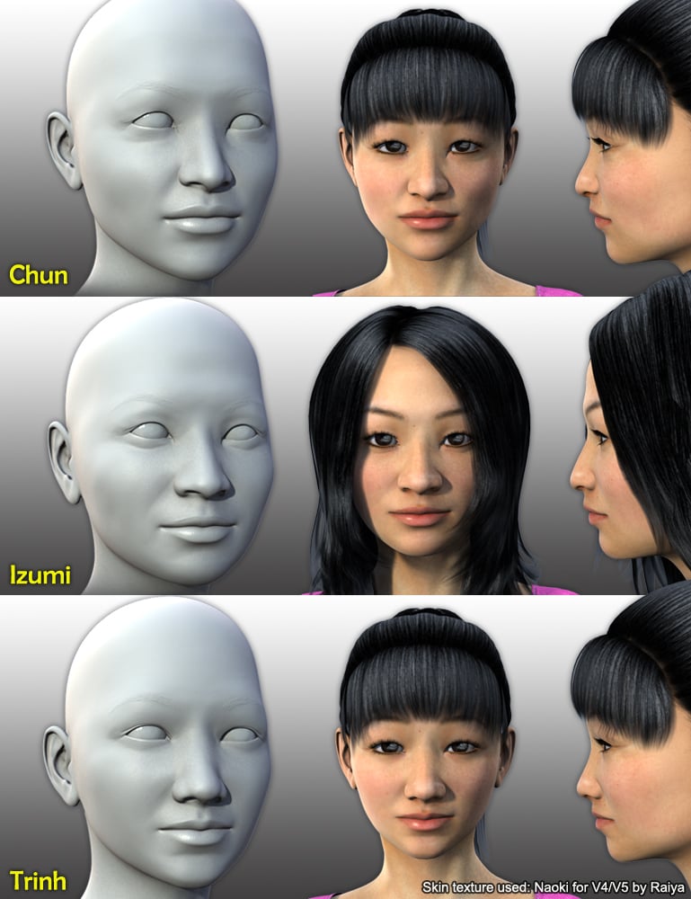 East Asia for Genesis 2 Females | Daz 3D