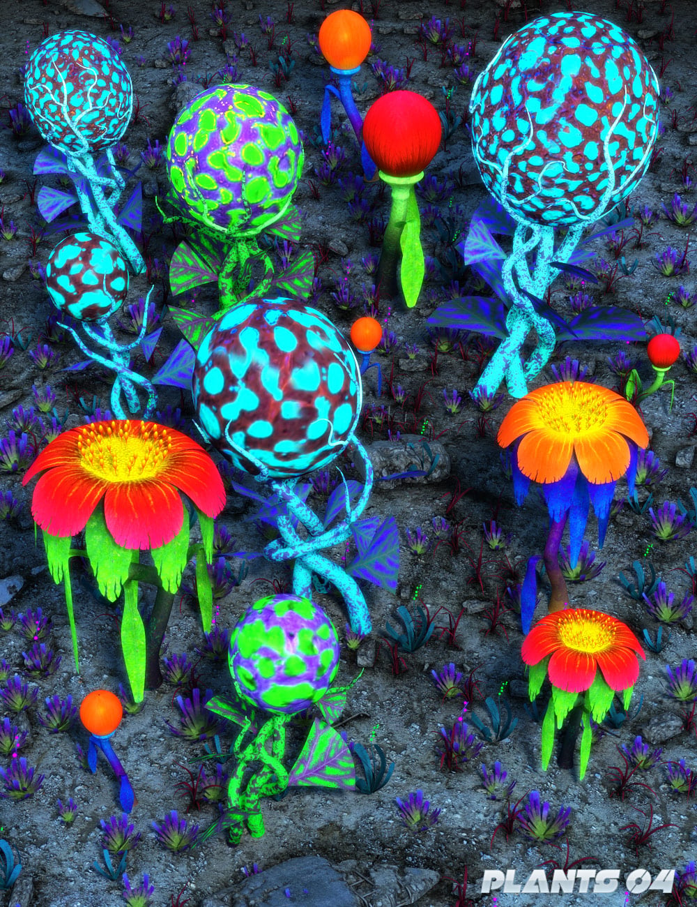 Alien Plants | Daz 3D