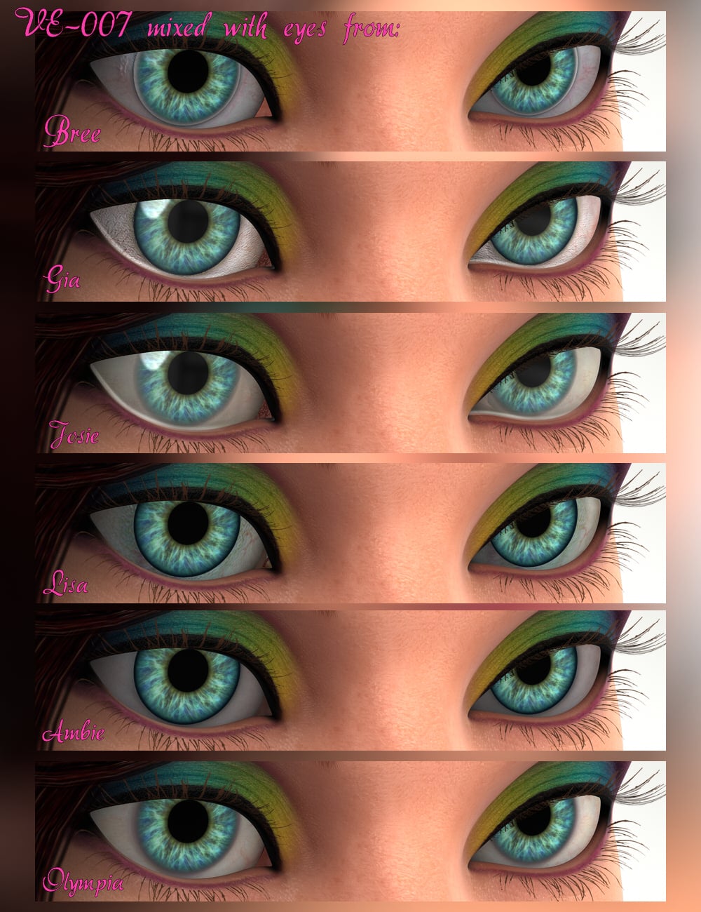 Vibrant Eyes | Daz 3D