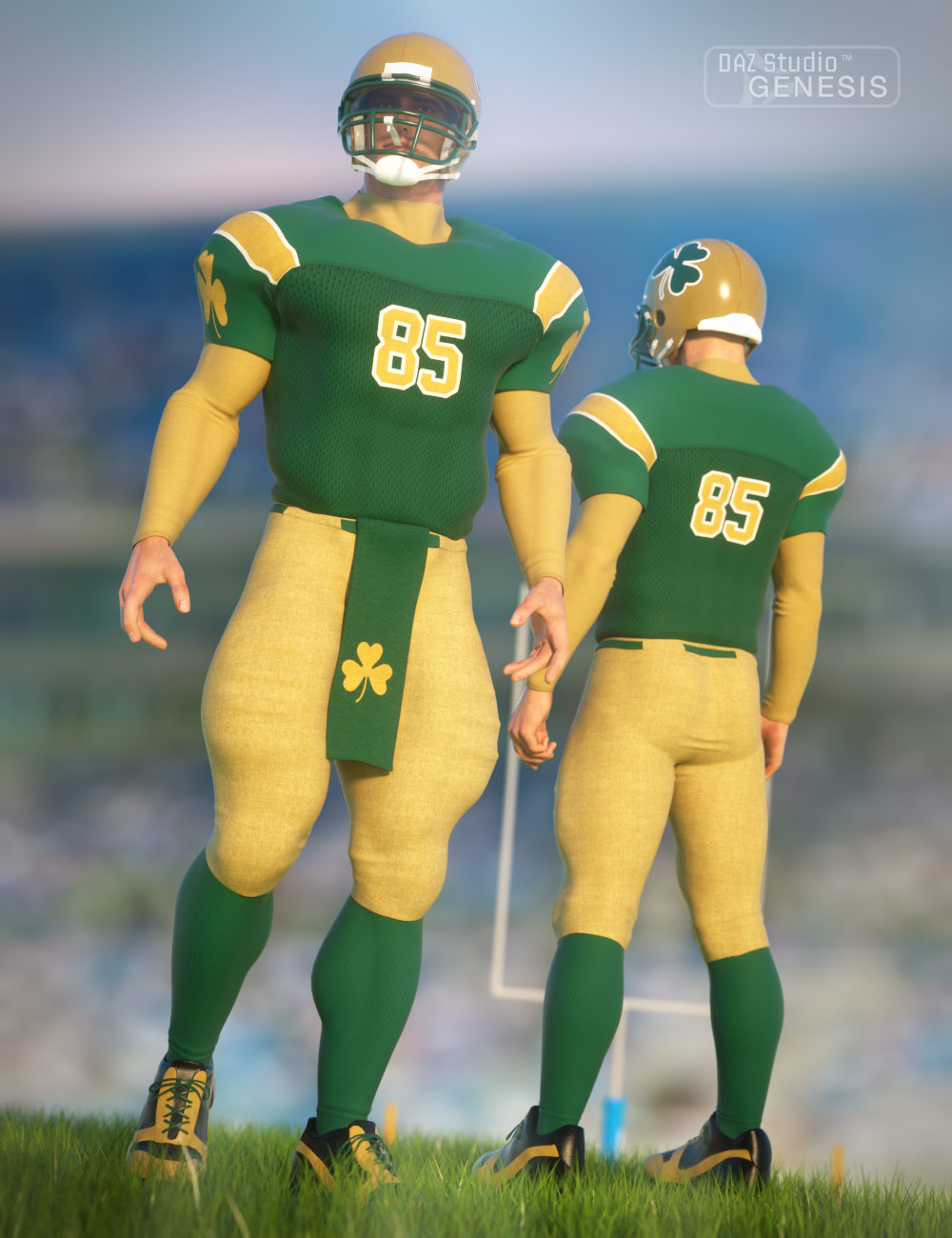 Football Uniform Textures | Daz 3D
