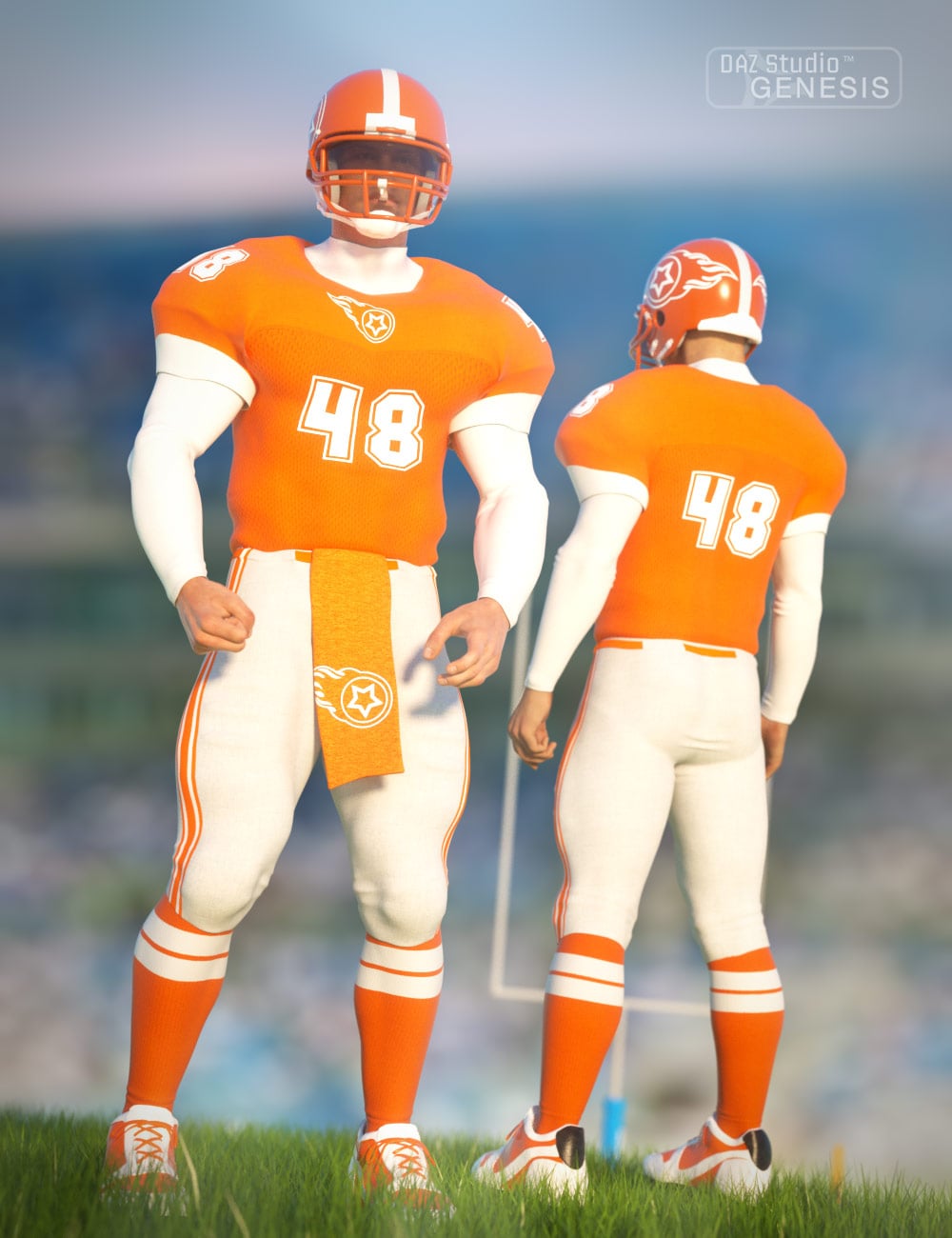 Football Uniform Textures | Daz 3D