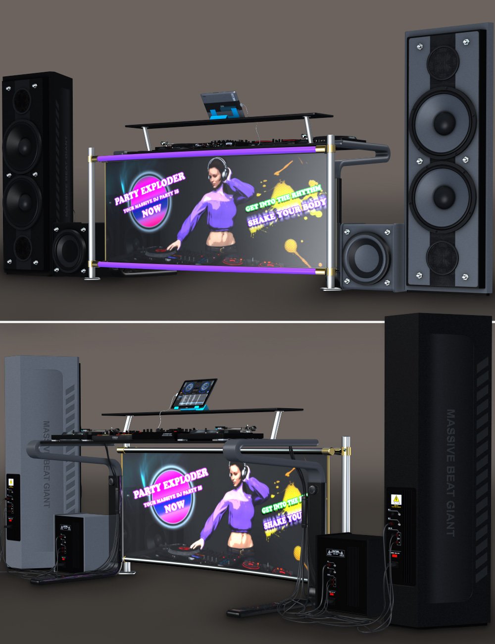 DJ-Equipments | Daz 3D