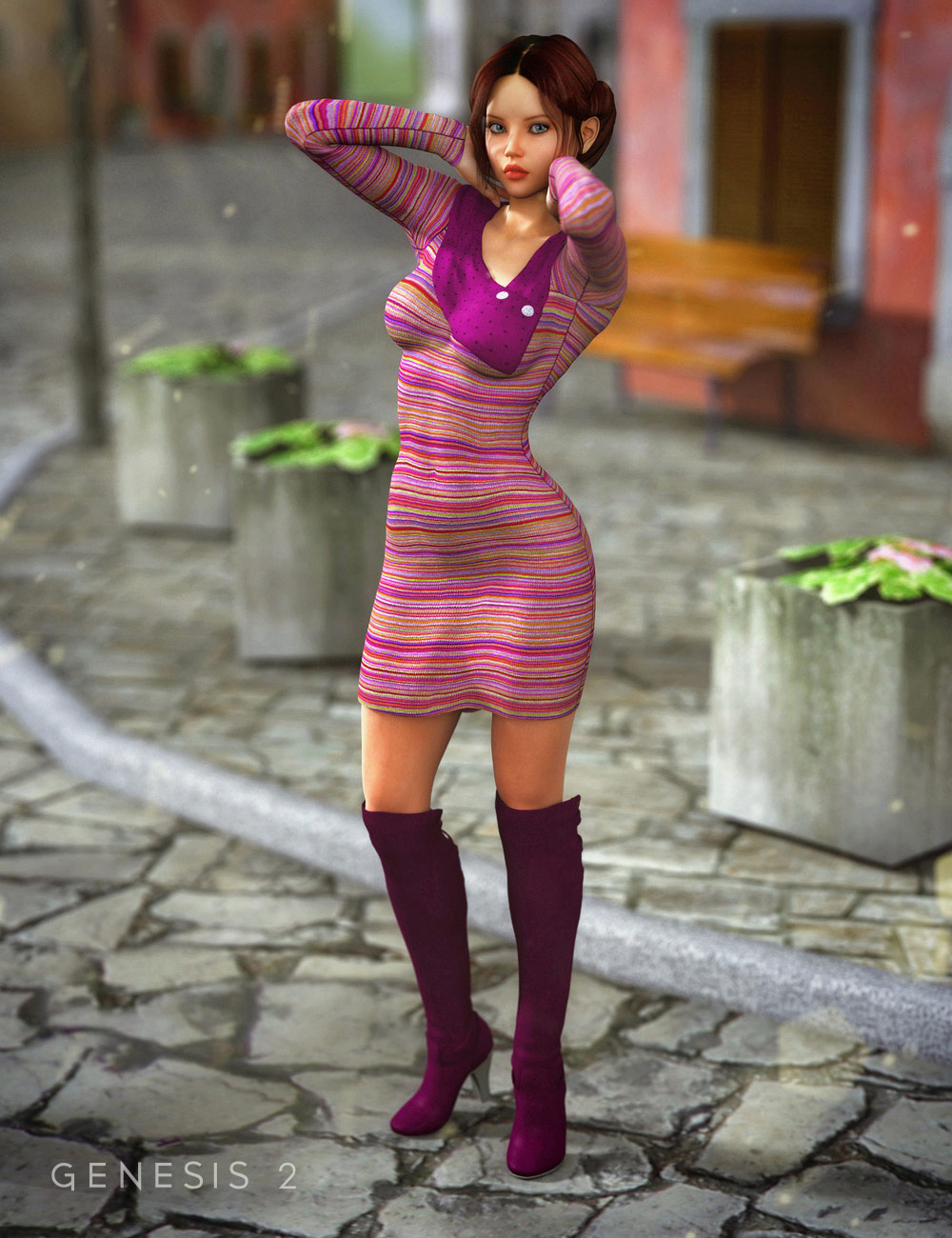 Sweater Dress Textures | Daz 3D