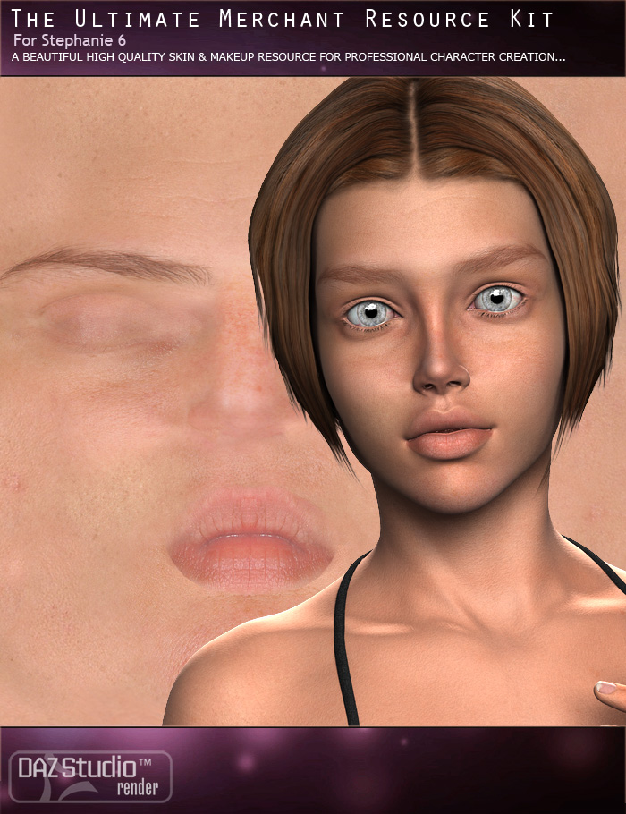 The Ultimate Merchant Resource Skin Texture Kit for Stephanie 6 | Daz 3D