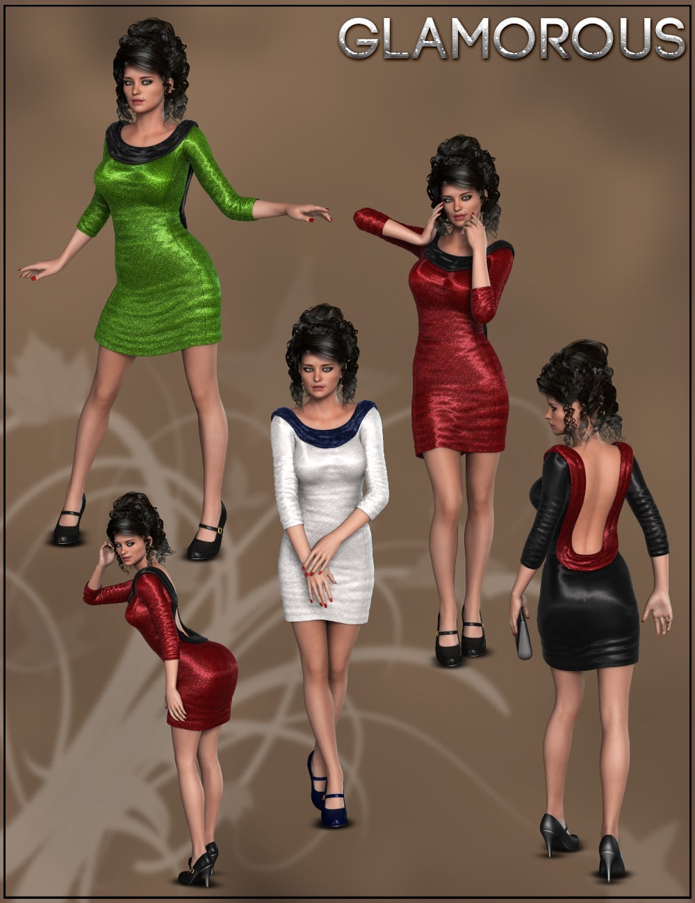 i13 Glamorous Poses | Daz 3D