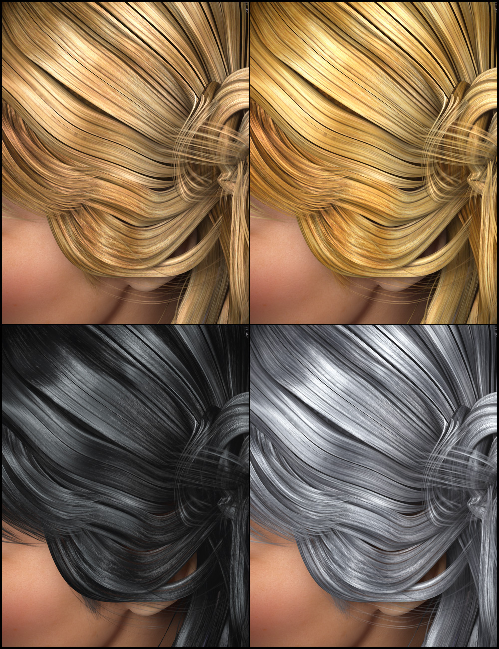 Colors for Innocent Hair | Daz 3D