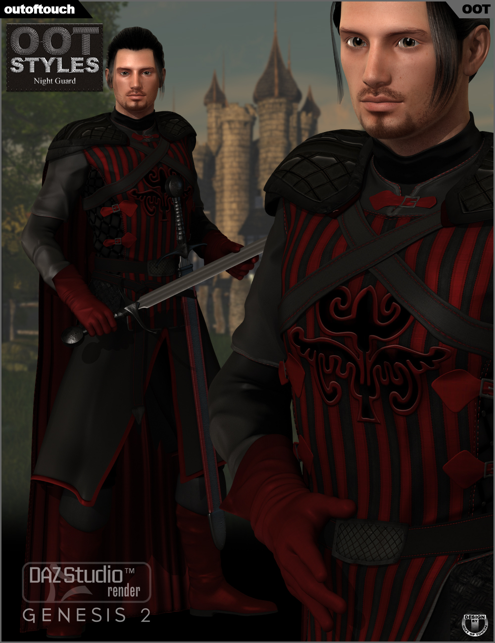 OOT Styles for Night Guard | Daz 3D