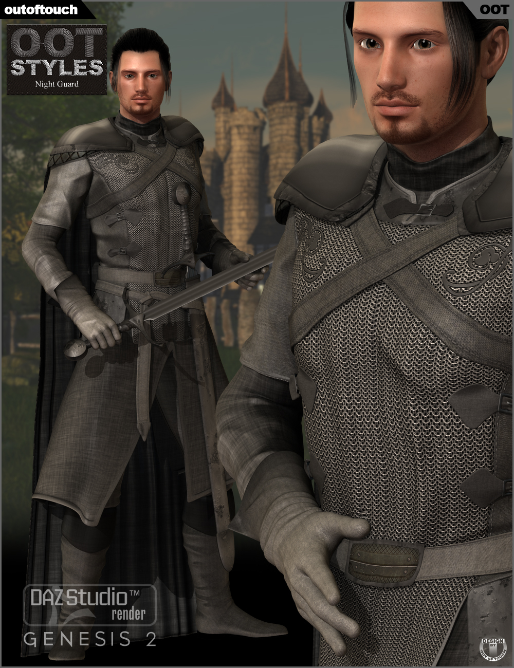 OOT Styles for Night Guard | Daz 3D