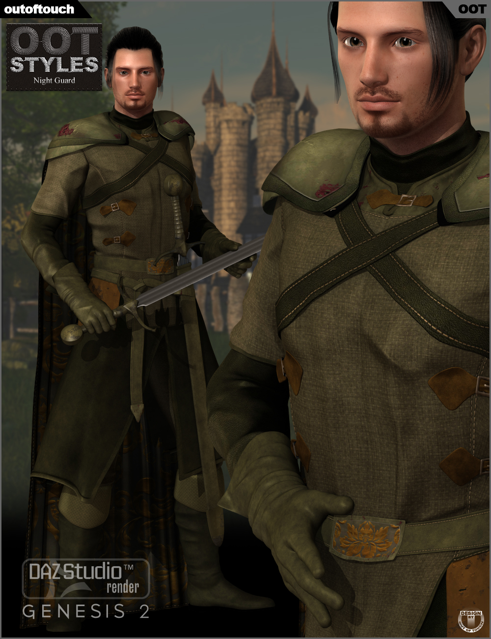 OOT Styles for Night Guard | Daz 3D