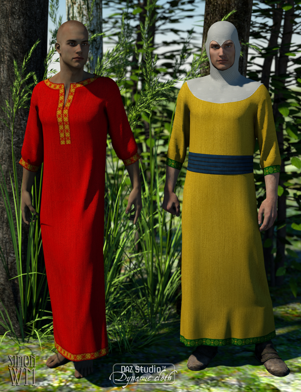 Medieval Fantasy - Dynamic Clothes for Genesis and Genesis 2 | Daz 3D