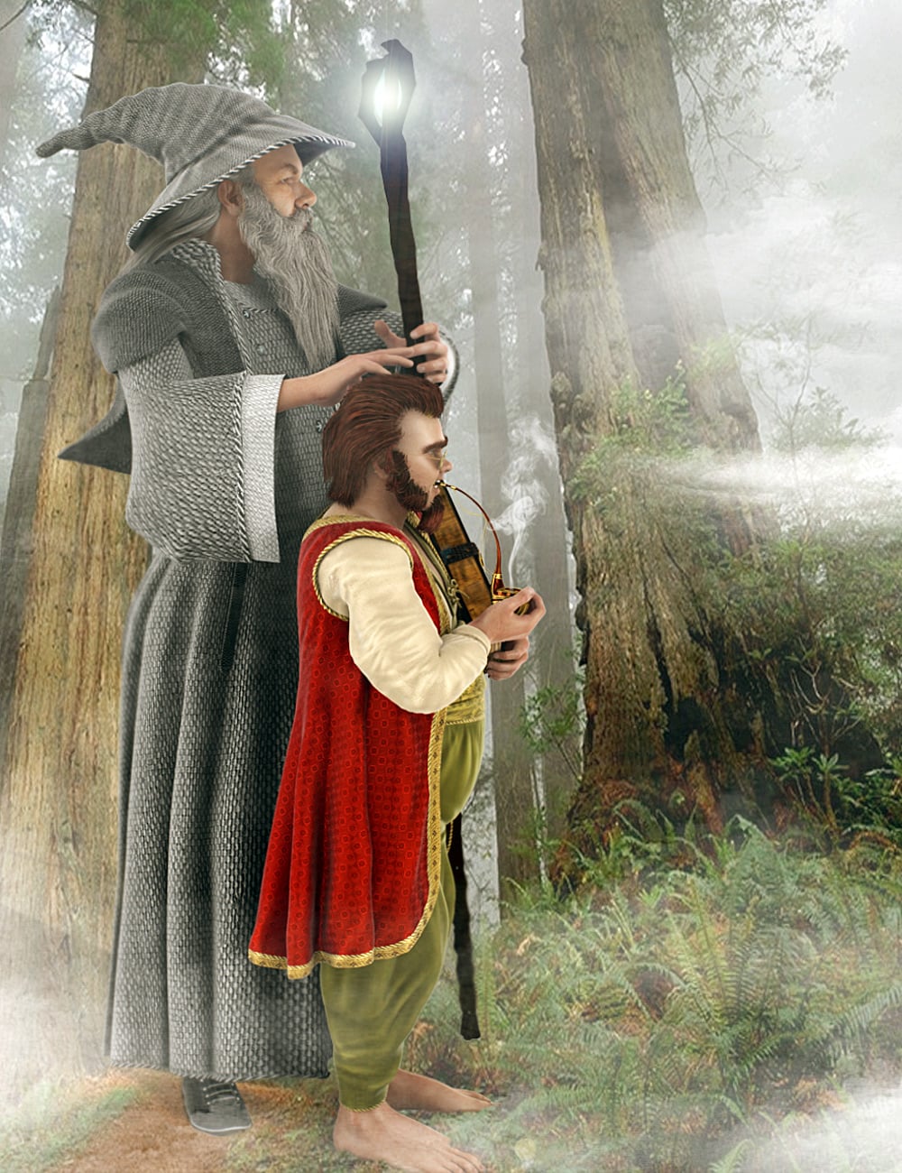 Mec4D The Great Wizards for Genesis 2 Male(s) | Daz 3D