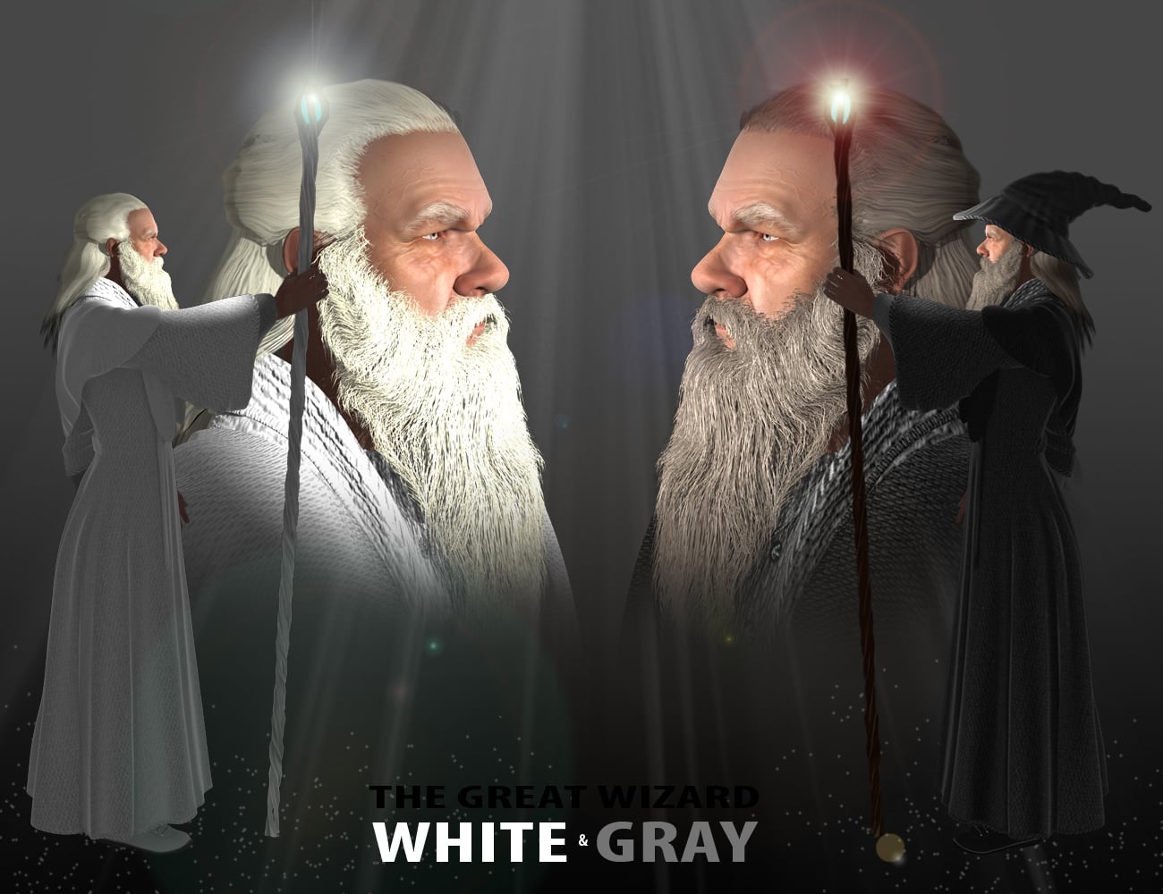 Mec4D The Great Wizards for Genesis 2 Male(s) | Daz 3D