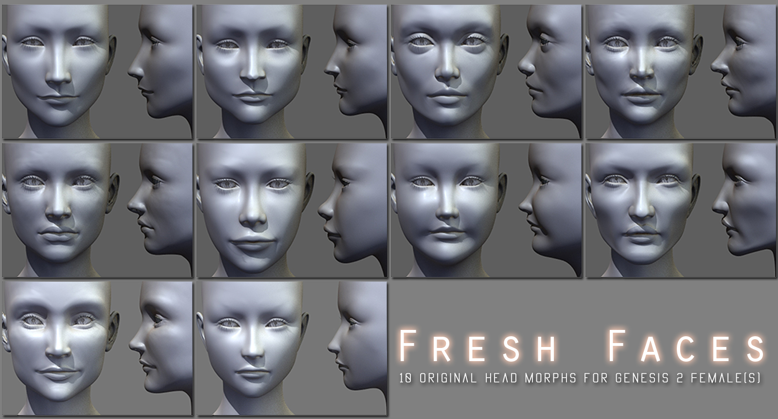 Fresh Faces | Daz 3D