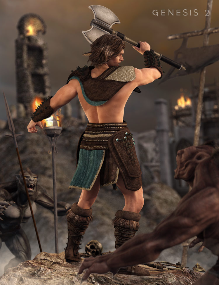 Attilus Marauder for Genesis 2 Male(s) | Daz 3D