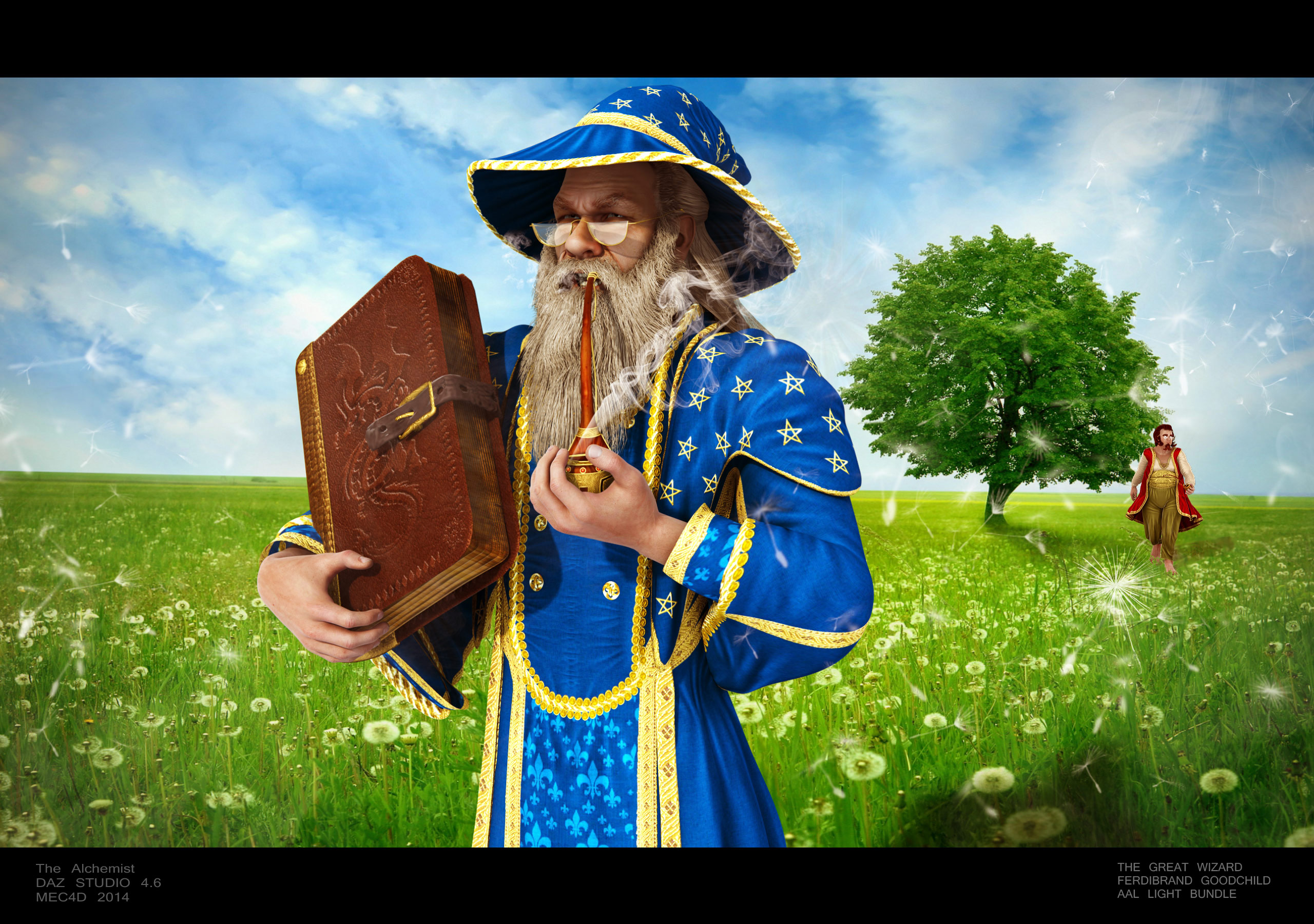 Mec4D The Alchemist Add-On for The Great Wizards | Daz 3D