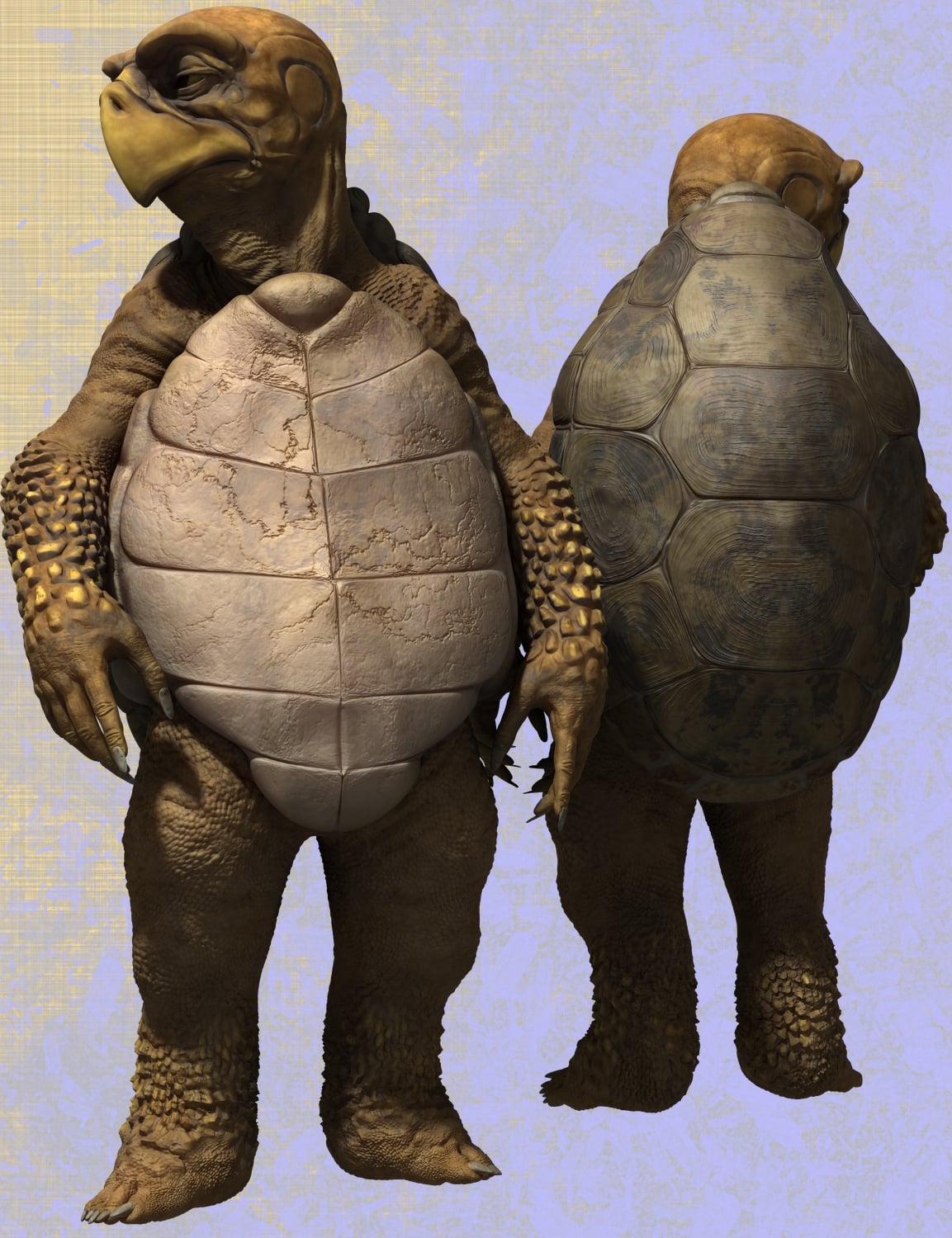 Mr. Turtle and the Conspicuous Interloper | Daz 3D