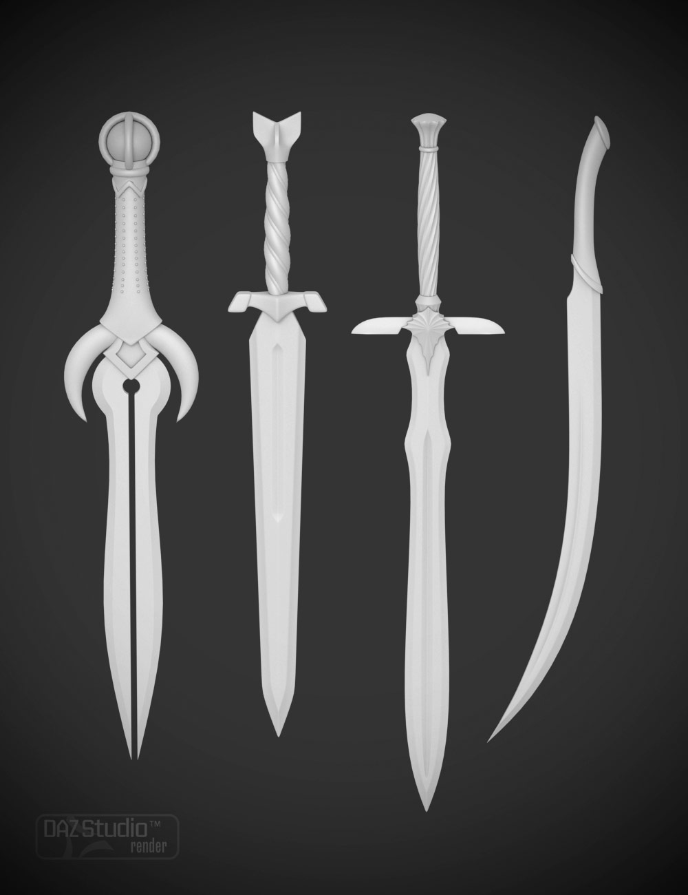Short Swords | Daz 3D