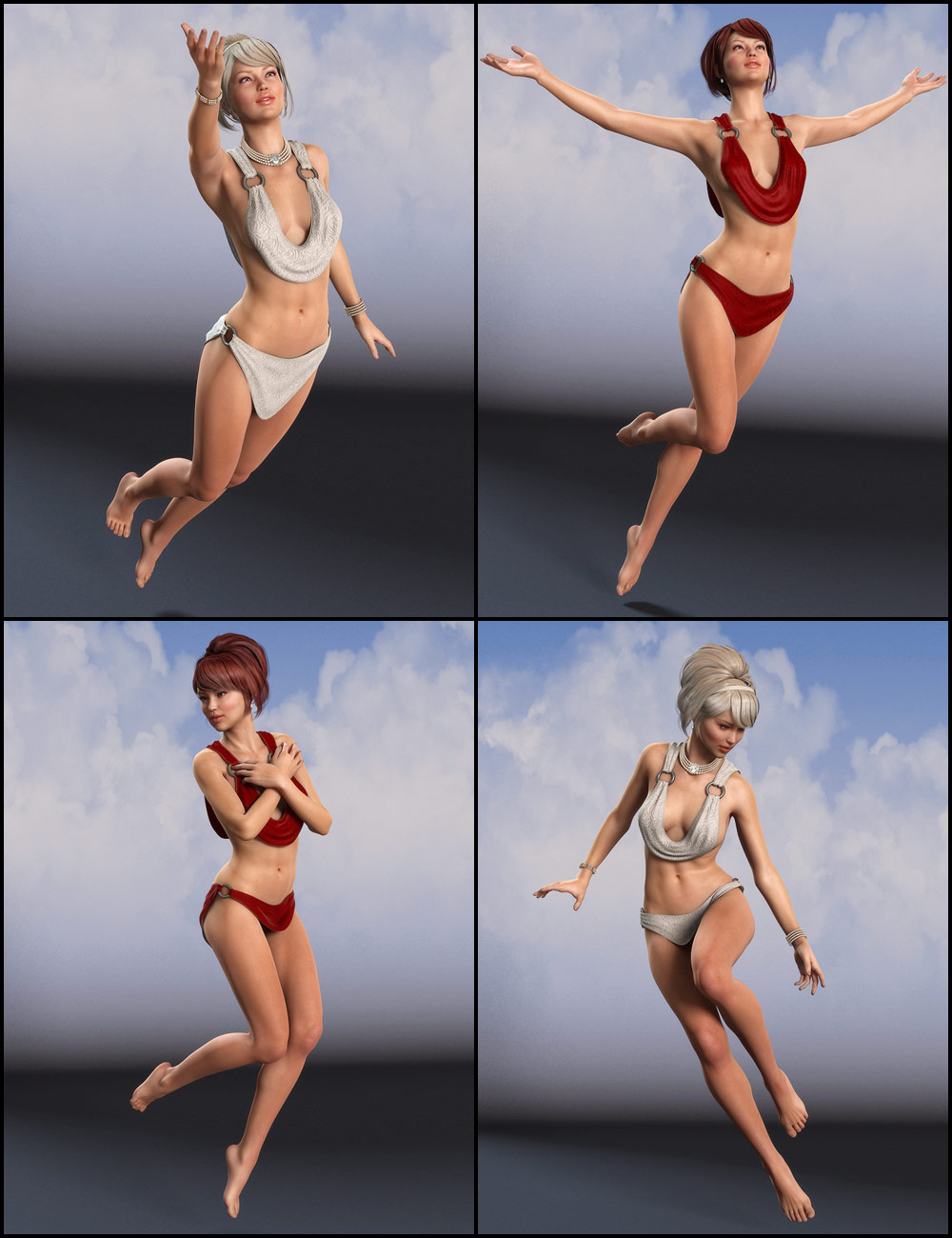 Celestial Poses for Genesis 2 Female(s) | Daz 3D