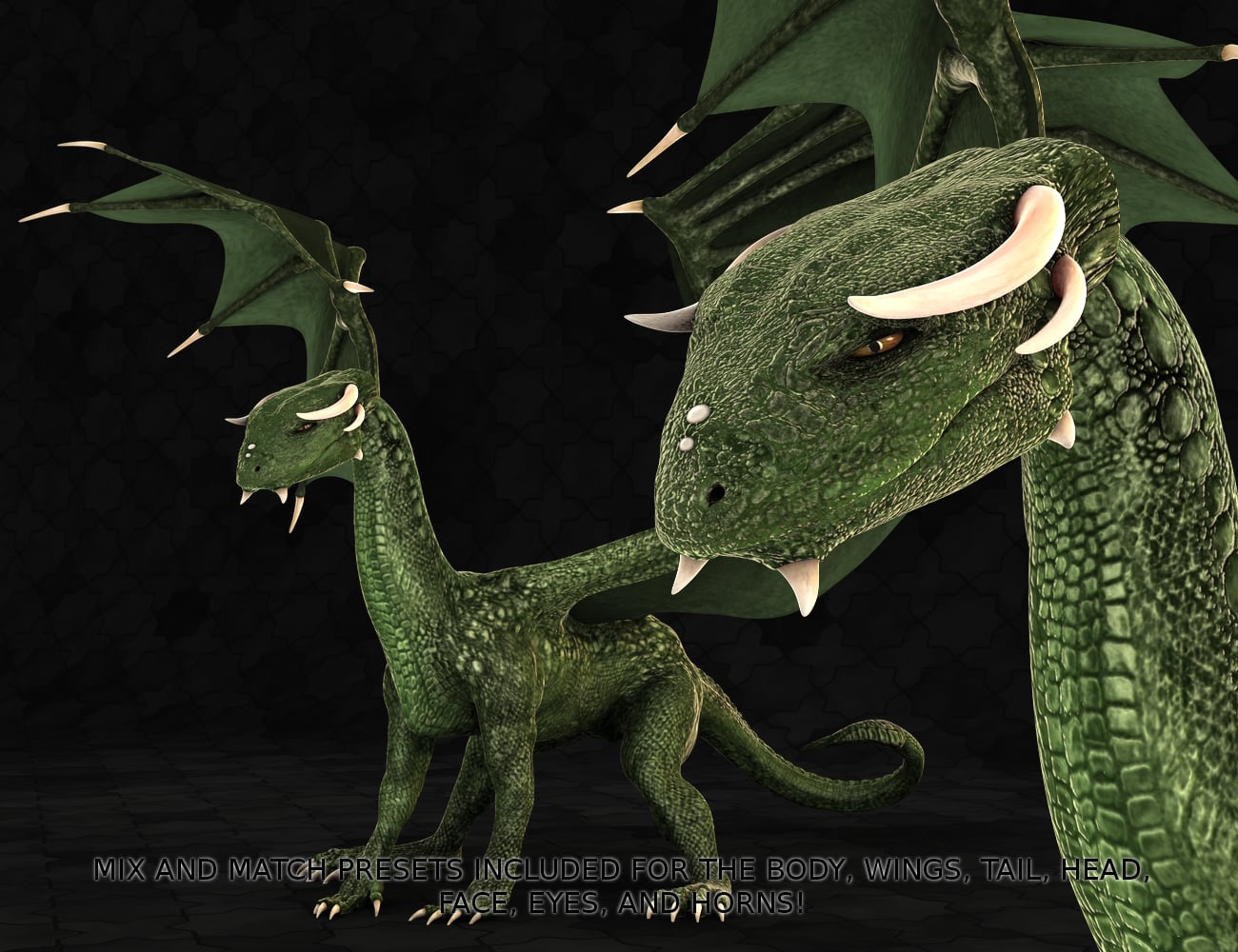 Mythic Beasts for the DAZ Dragon 3 | Daz 3D