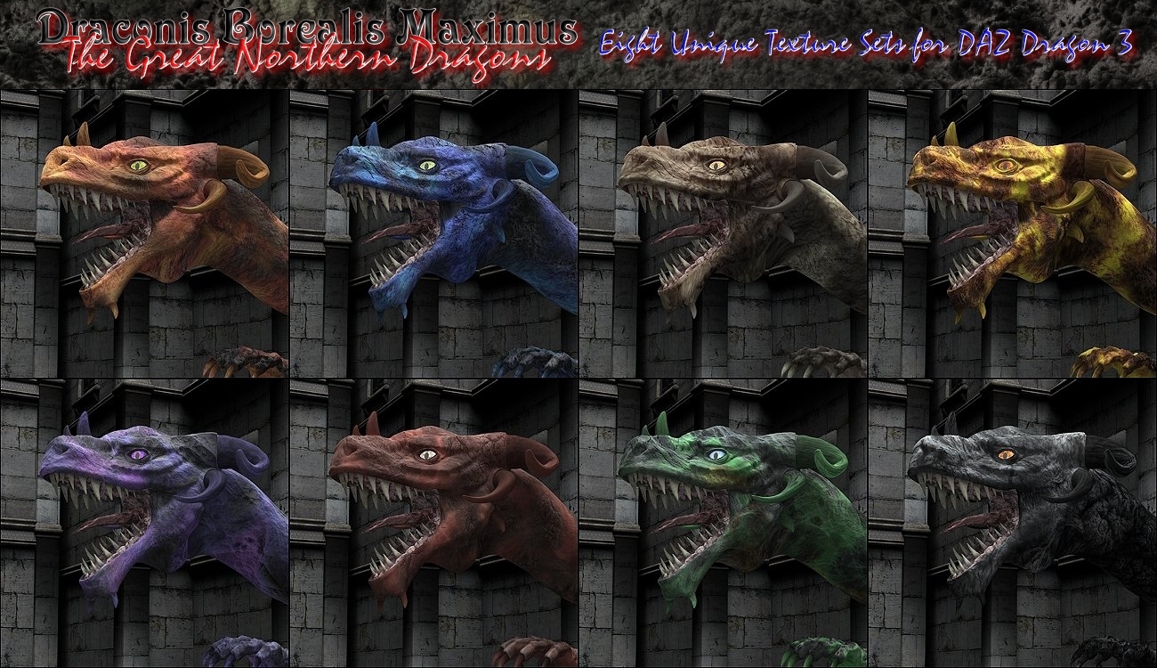 Draconis Borealis Maximus - The Great Northern Dragons | Daz 3D