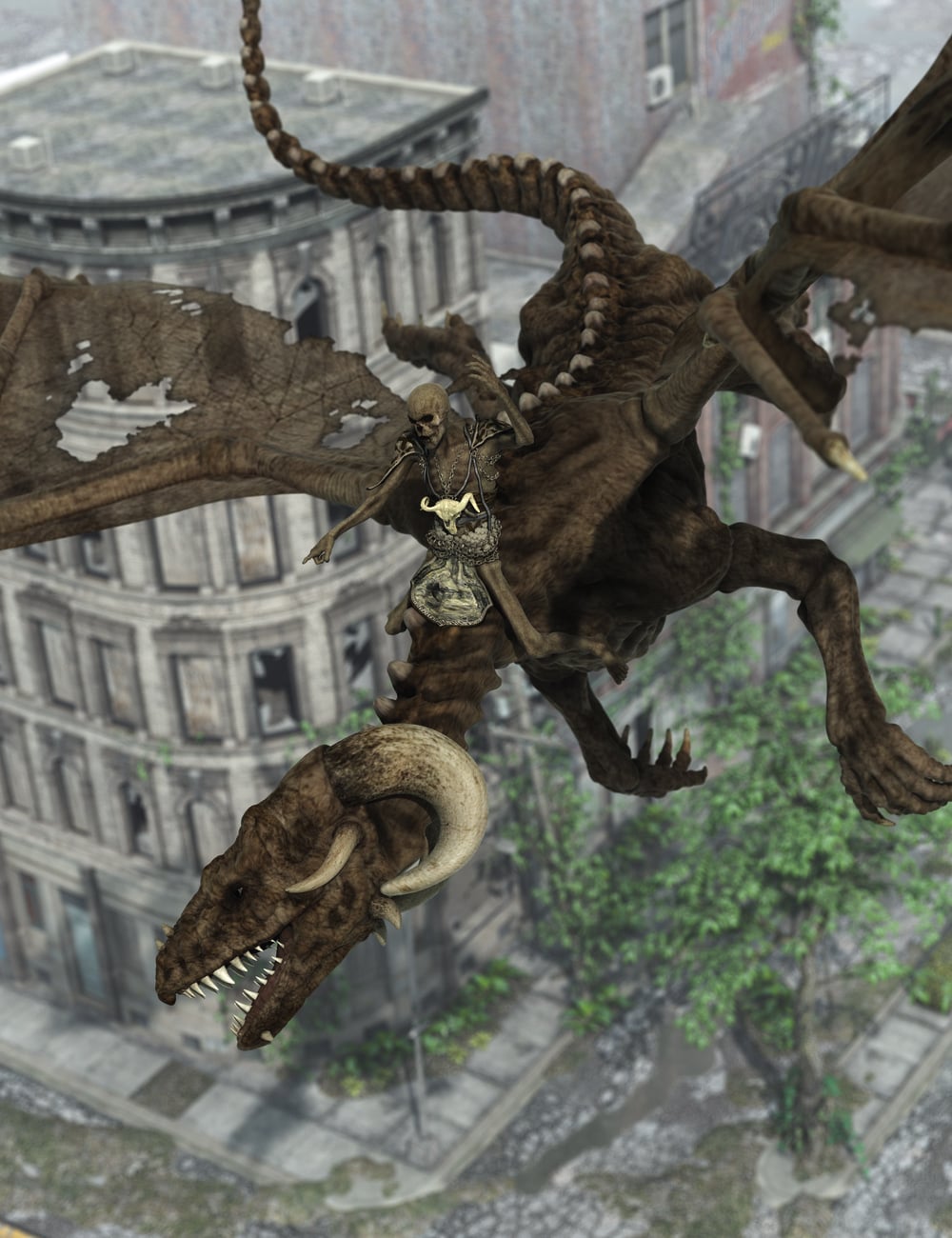 Witherdreki - The Mummified Dragon HD | Daz 3D