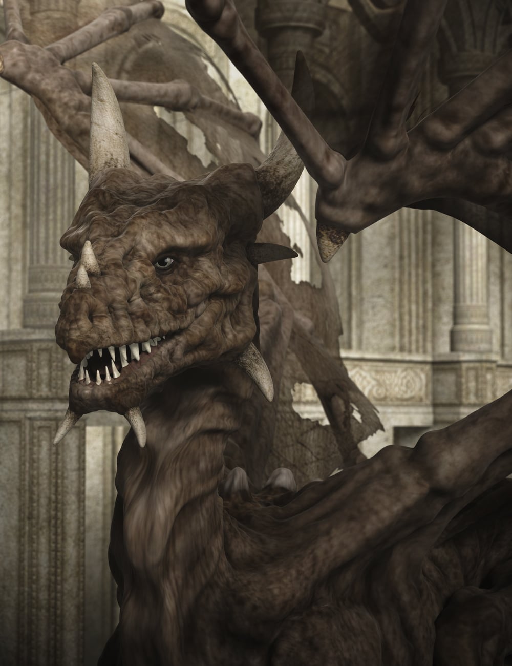 Witherdreki - The Mummified Dragon HD | Daz 3D