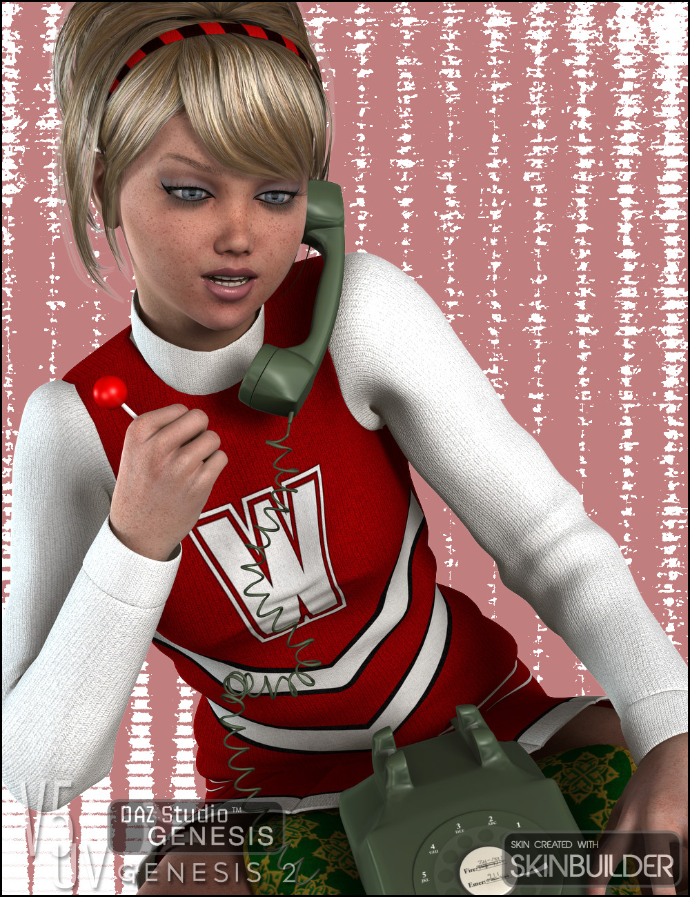 Instant Makeup for V5 UV Skin Sets | Daz 3D