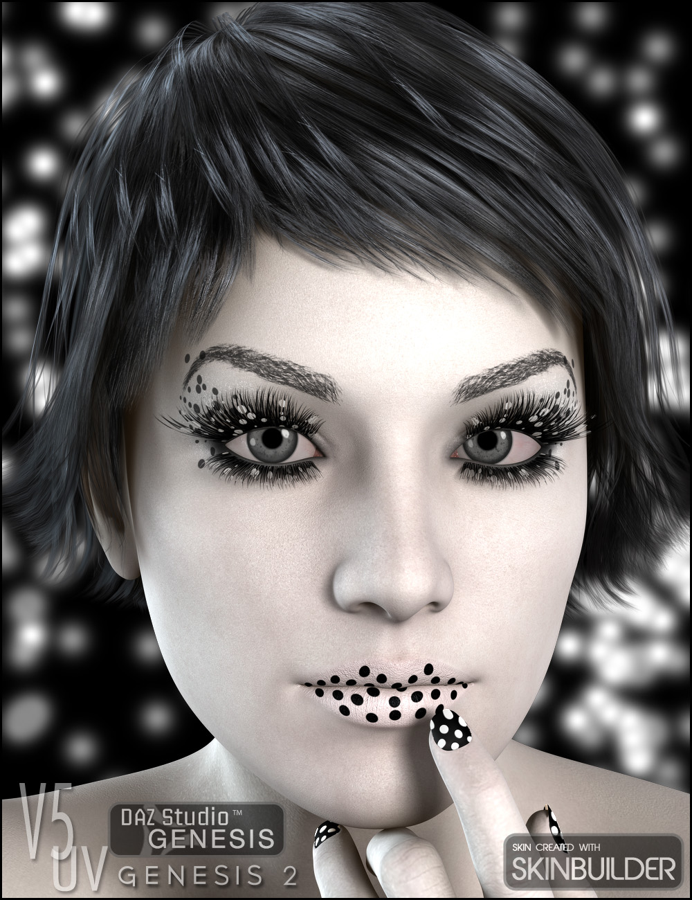 Instant Makeup for V5 UV Skin Sets | Daz 3D