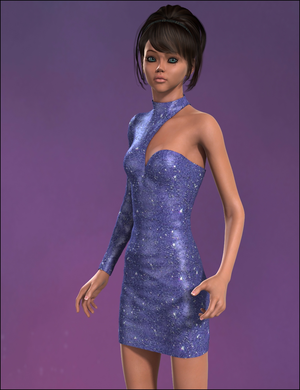 Wicked Naomi Dress HD | Daz 3D