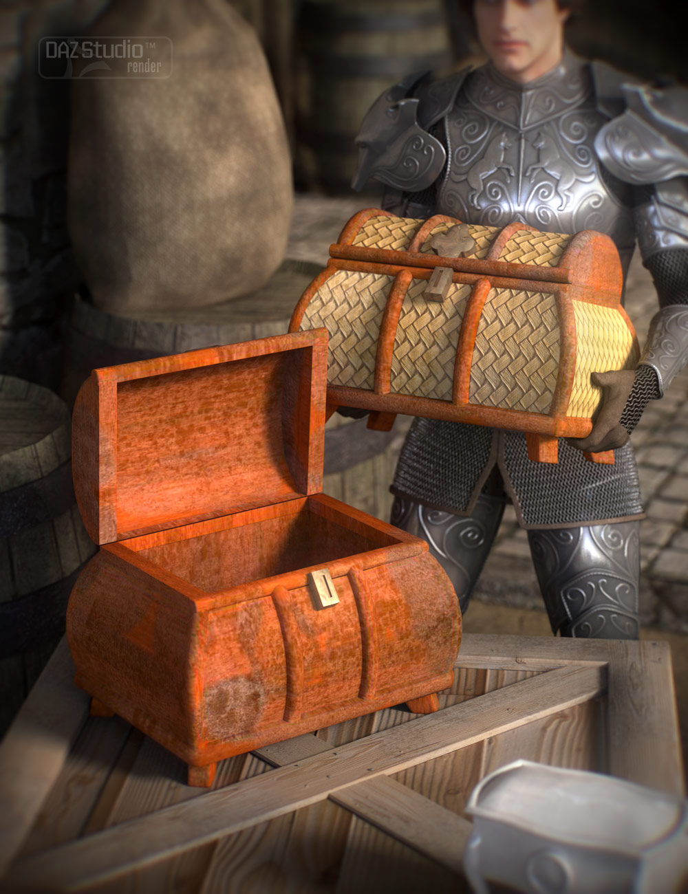Fantastic Chests | Daz 3D