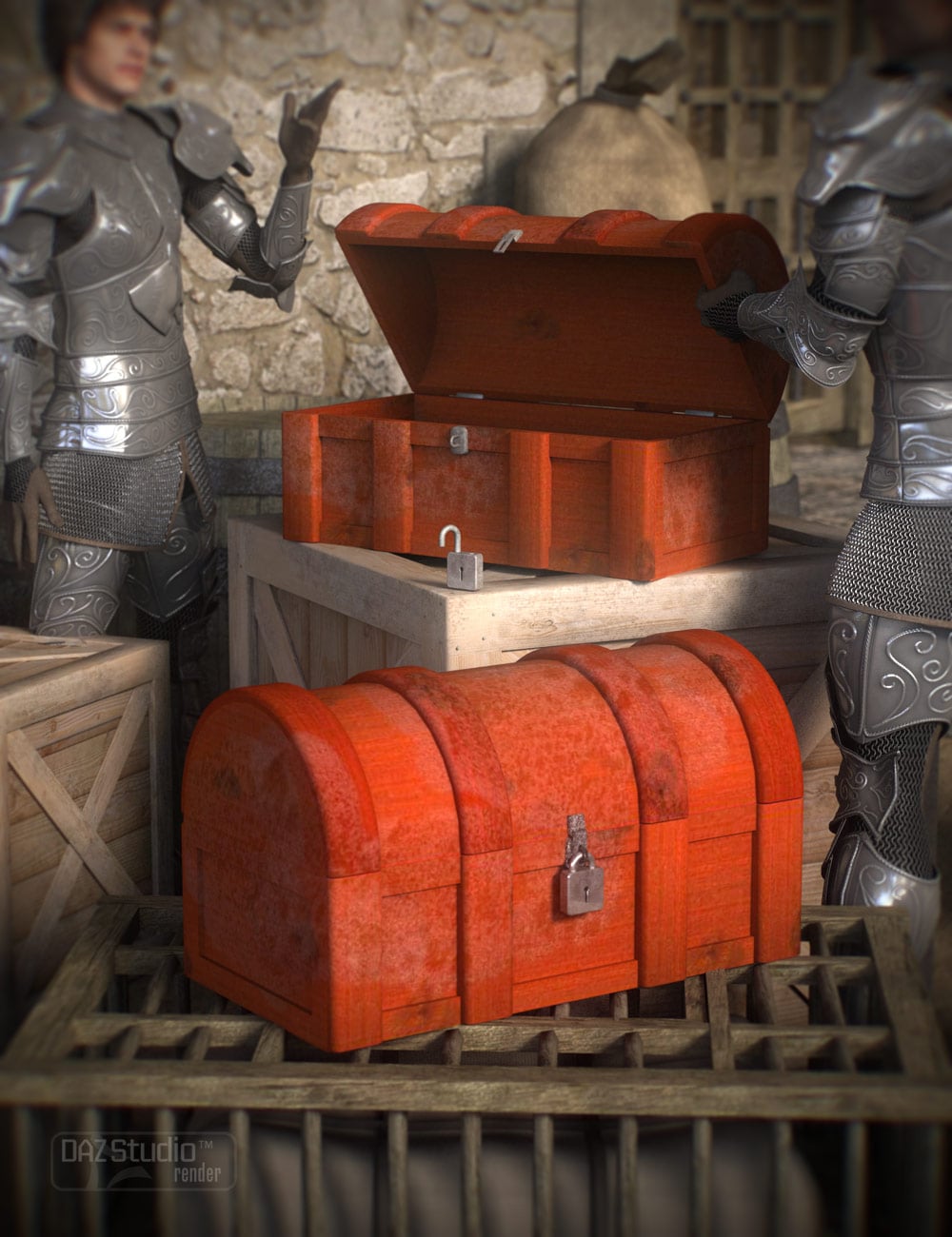 Fantastic Chests | Daz 3D