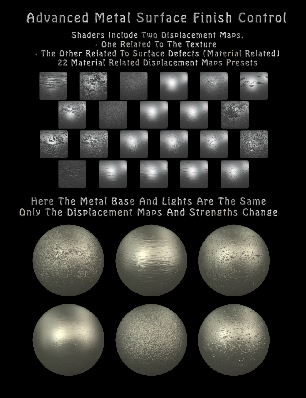 Advanced Metal Shaders | Daz 3D