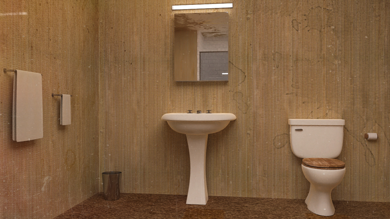 Motel Bathroom | Daz 3D