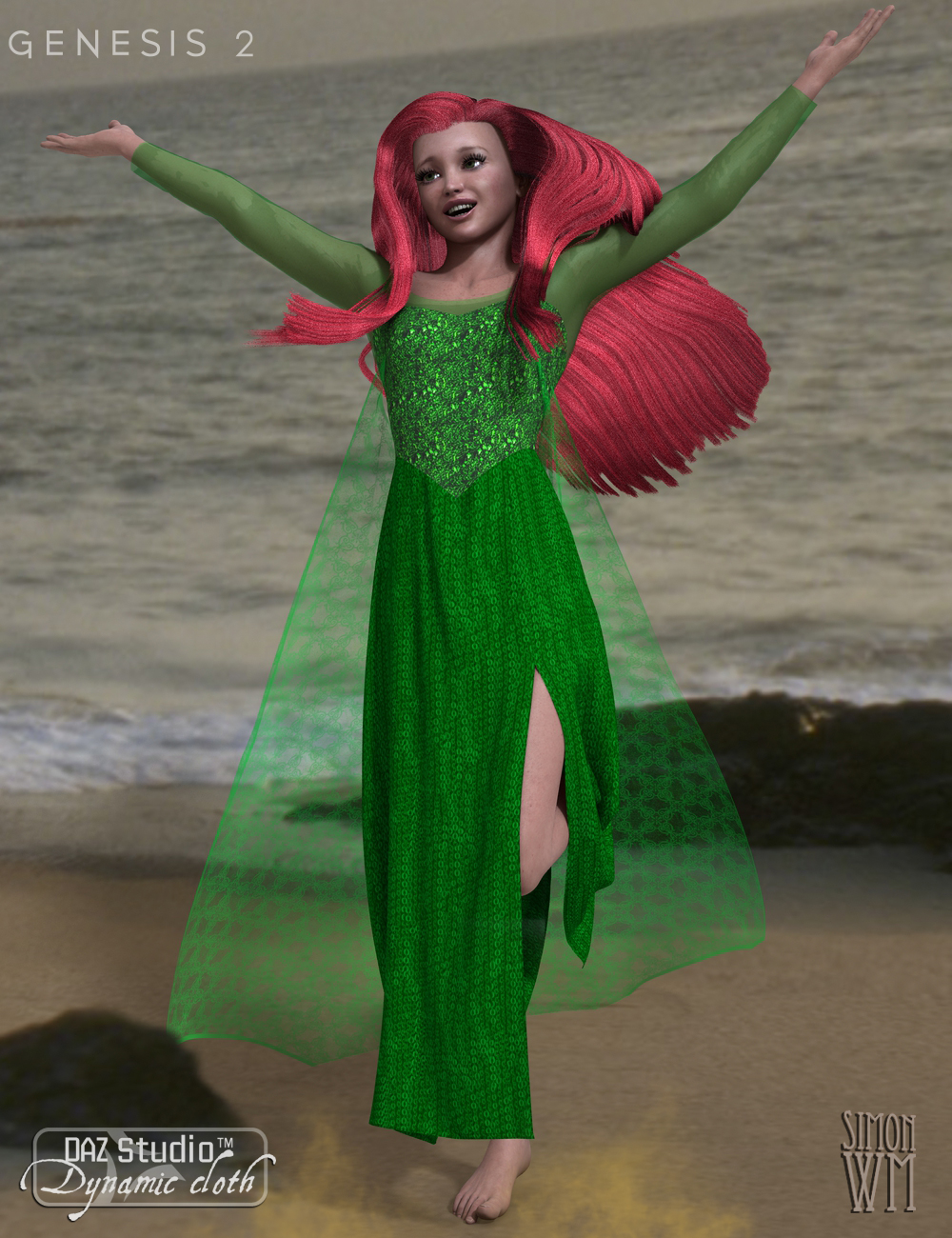 Fairy Queen: Dynamic Royal Dress | Daz 3D