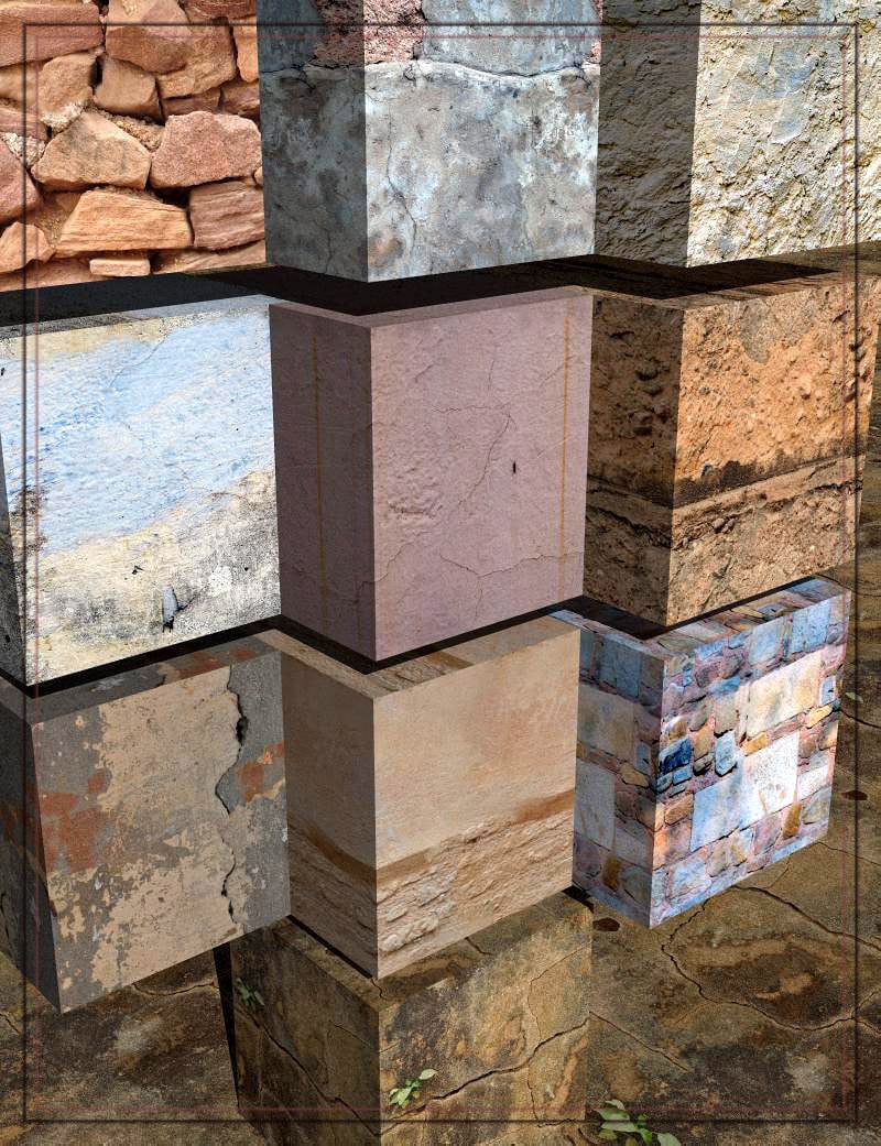 Texture Resource-Dirty Old Walls | Daz 3D