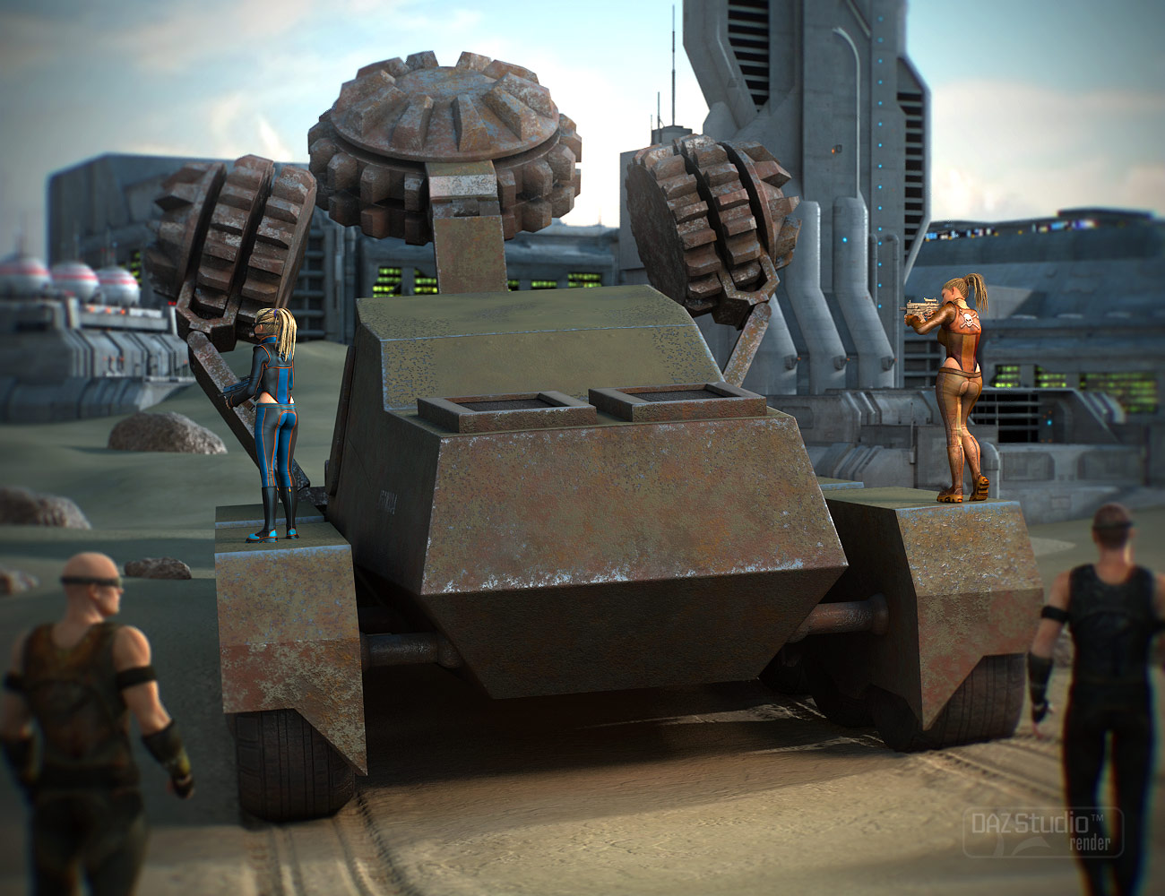 The Drill Tank | Daz 3D