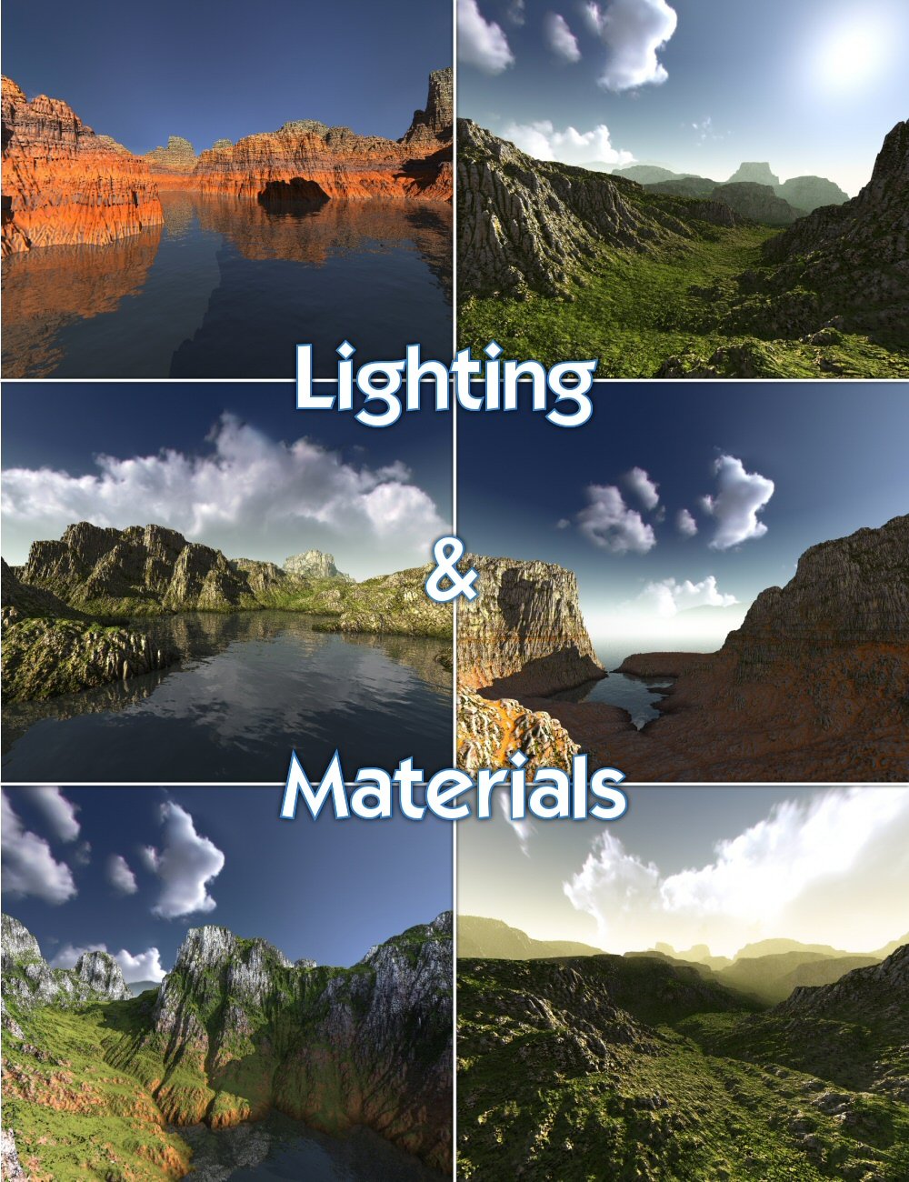 Bryce 7.1 Pro - High Resolution Terrains - Set 1 | Daz 3D