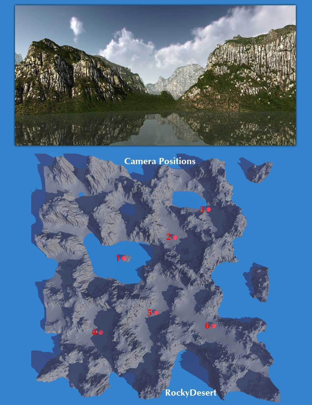 Bryce 7.1 Pro - High Resolution Terrains - Set 1 | Daz 3D