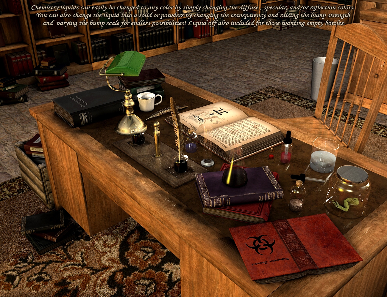 The Mad Chemistry Lab Bundle | Daz 3D