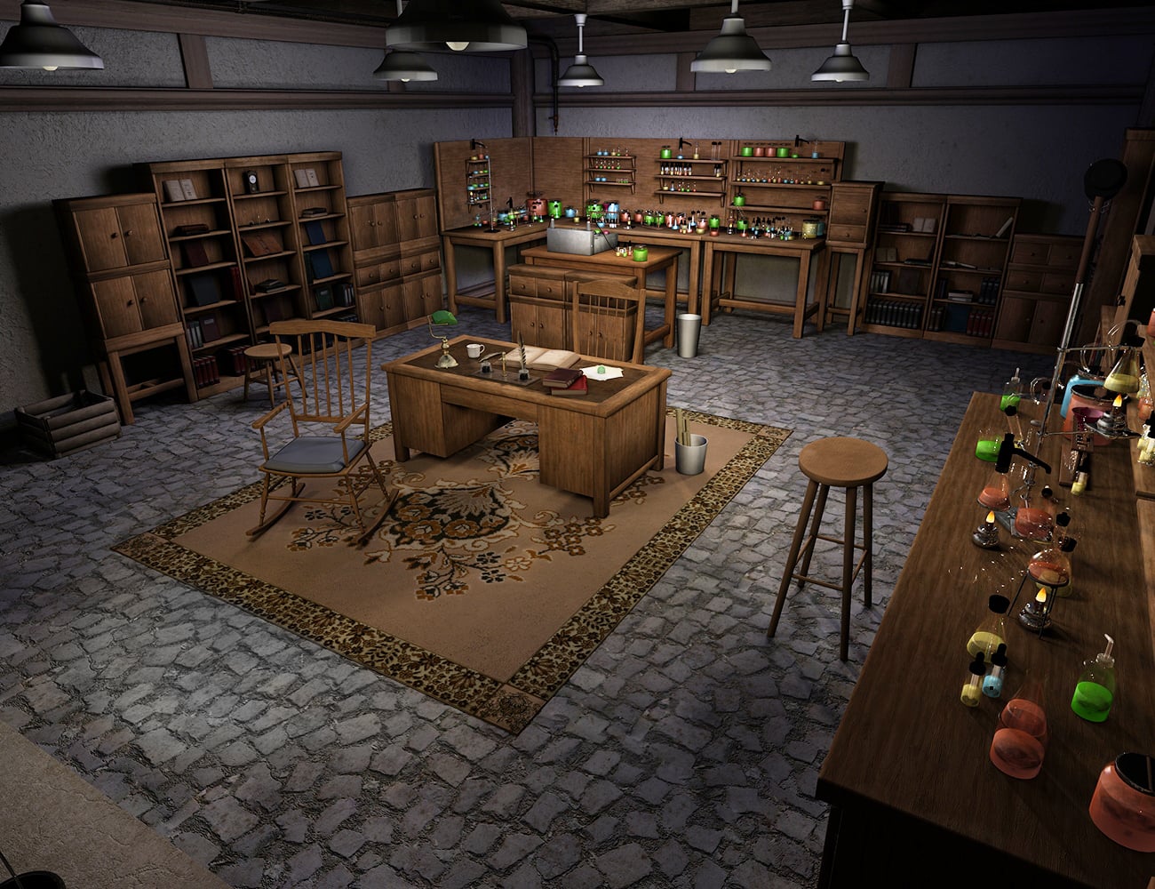 The Mad Chemistry Lab Bundle | Daz 3D