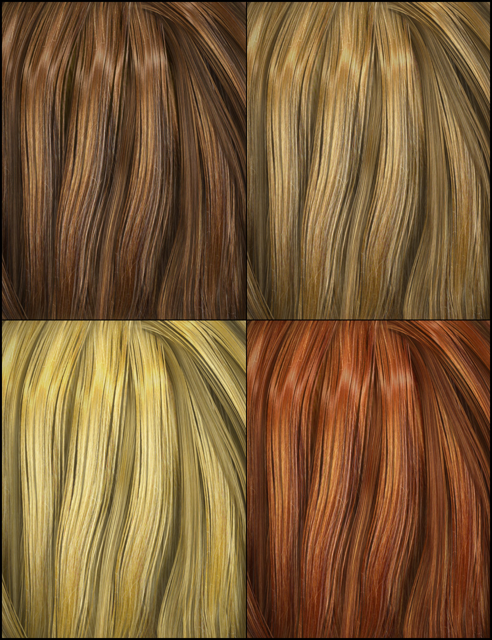 Colors for Flirty Hair | Daz 3D