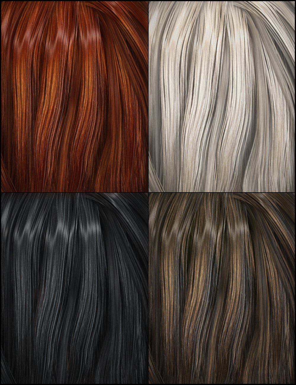 Colors for Flirty Hair | Daz 3D